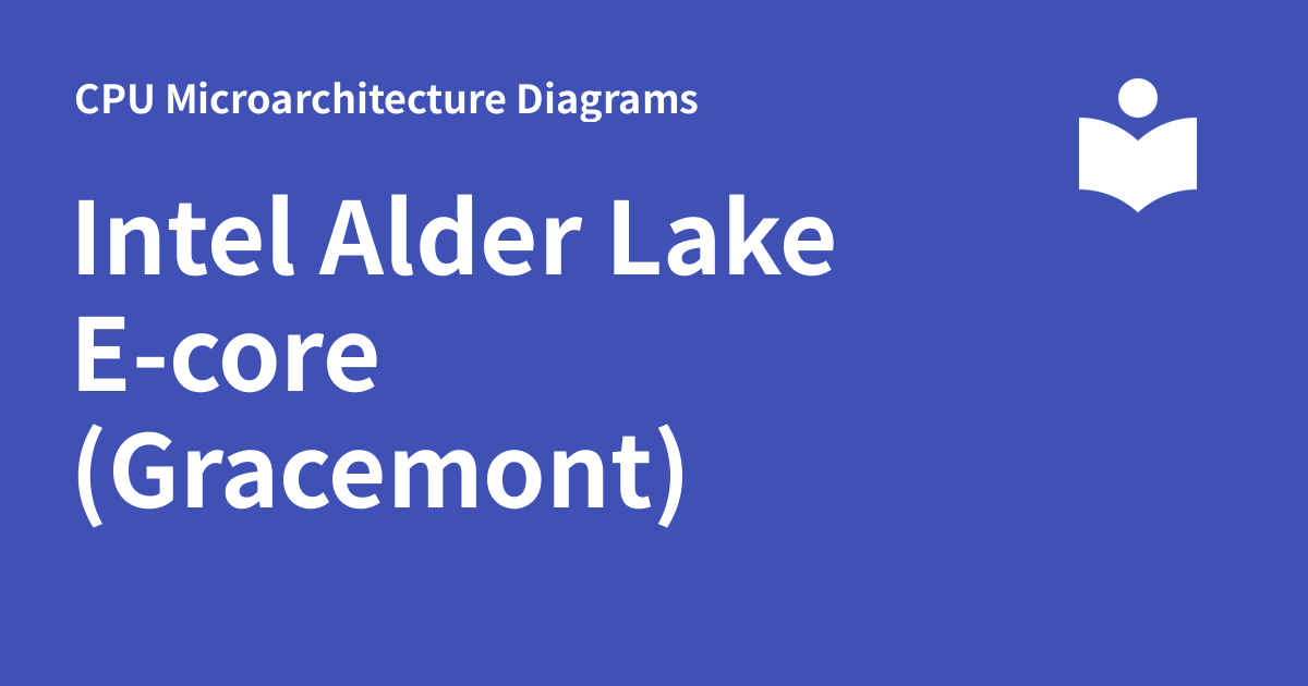 Intel Alder Lake E-core (Gracemont) - CPU Microarchitecture Diagrams