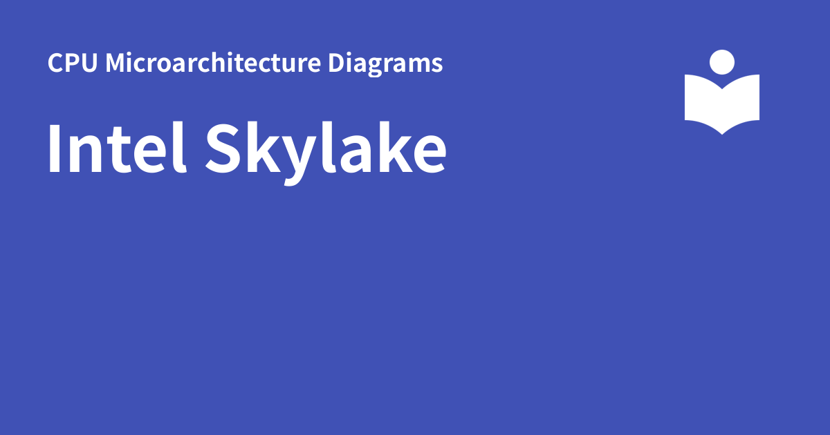 Intel Skylake Cpu Microarchitecture Diagrams